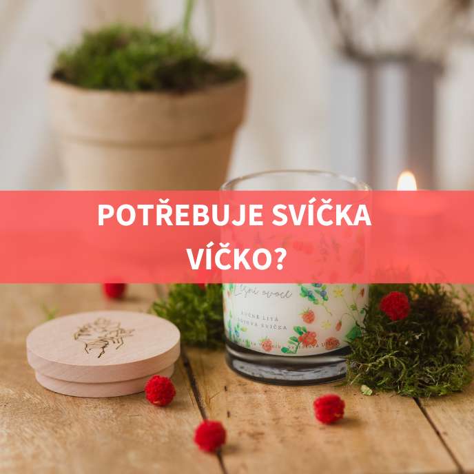 POTŘEBUJE KAŽDÁ SVÍČKA VÍČKO? 💚 VONTREECANDLE.cz